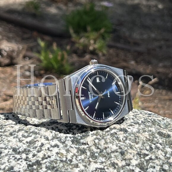 Accessories | Custom Prx Quartz Blue Dial Mod With Jubilee Style ...